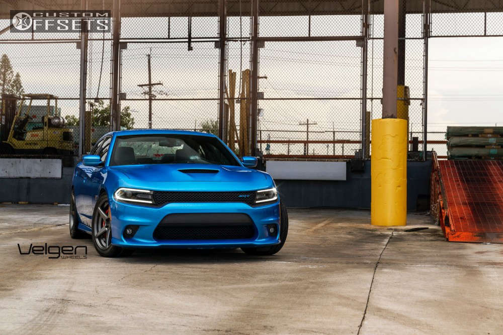2017 Dodge Charger with 20x9 20 Velgen Classic5 and 275/35R20 Nitto ...