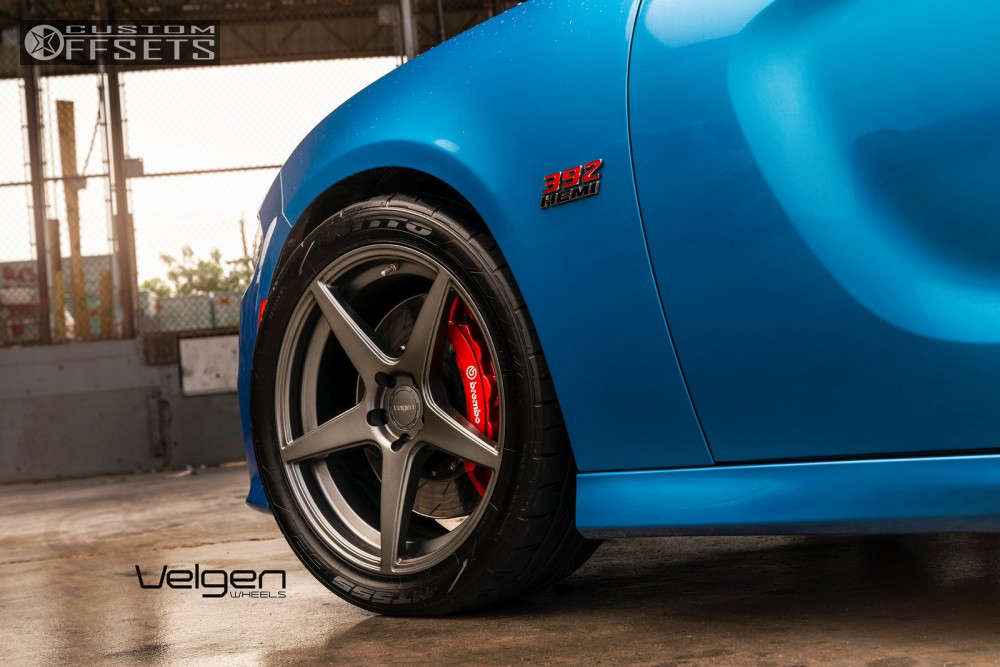 2017 Dodge Charger with 20x9 20 Velgen Classic5 and 275/35R20 Nitto ...