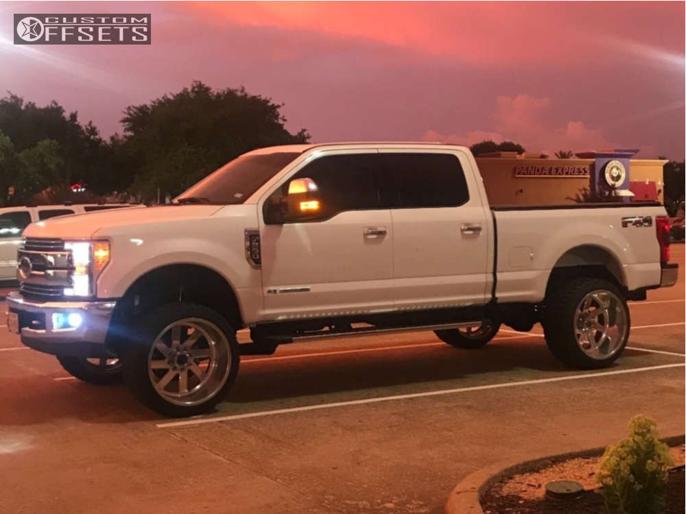 2017 Ford F-250 Super Duty with 24x14 -76 Fuel Forged FF02 and 325 ...