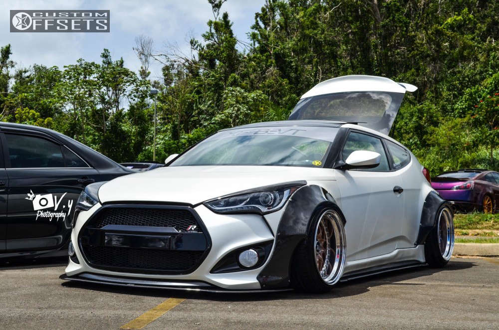 2013 Hyundai Veloster Wheel Offset Flush Air Suspension | 425082 ...