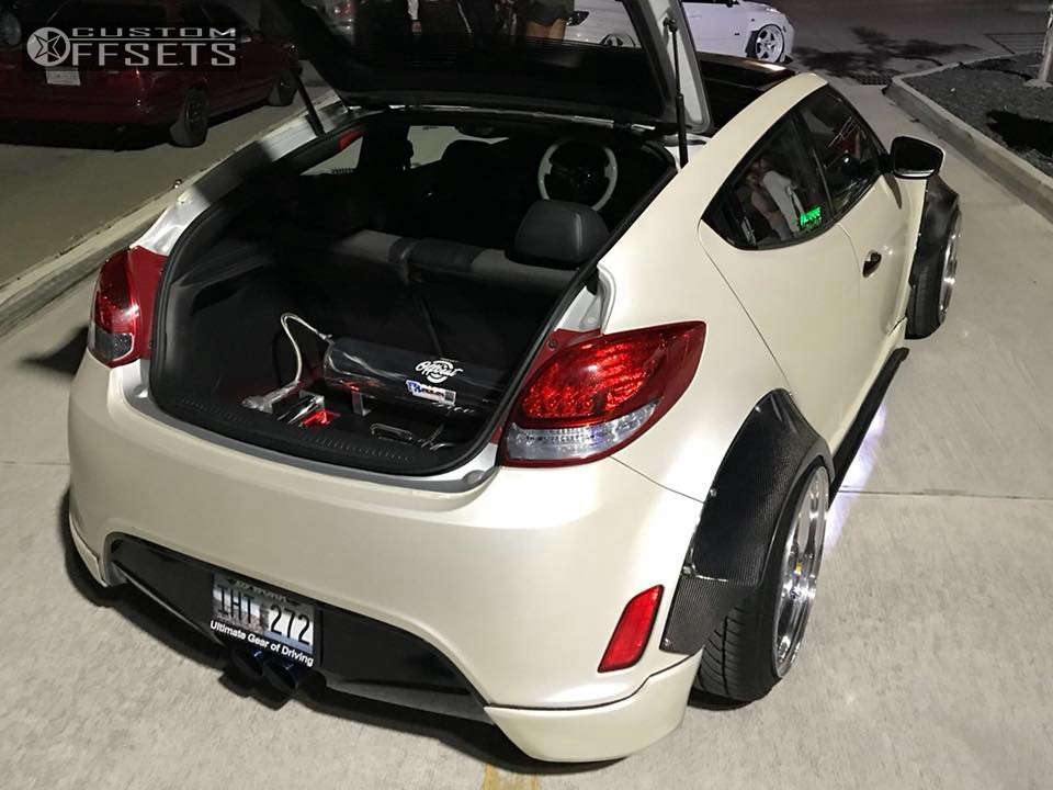 2013 Hyundai Veloster Wheel Offset Flush Air Suspension | 425082 ...