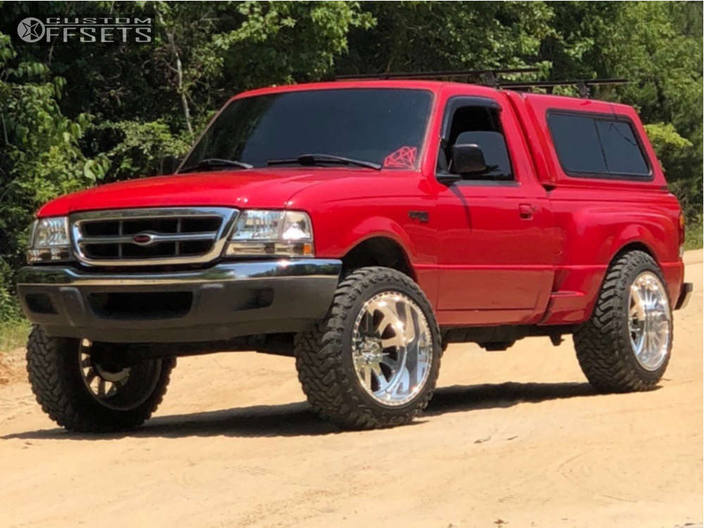 1998 Ford Ranger with 20x12 -40 American Force Burnout SS and 285/50R20 ...