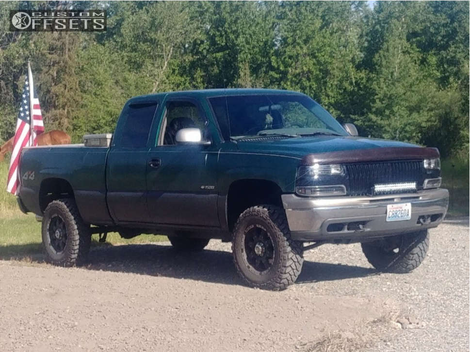 1999 Chevrolet Silverado 1500 with 17x8 10 Ultra Goliath and 255/75R17 ...