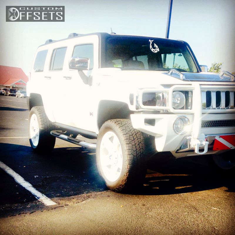 2006 Hummer H3 with 20x8.5 -10 XD Rockstar and 275/55R20 BFGoodrich All ...