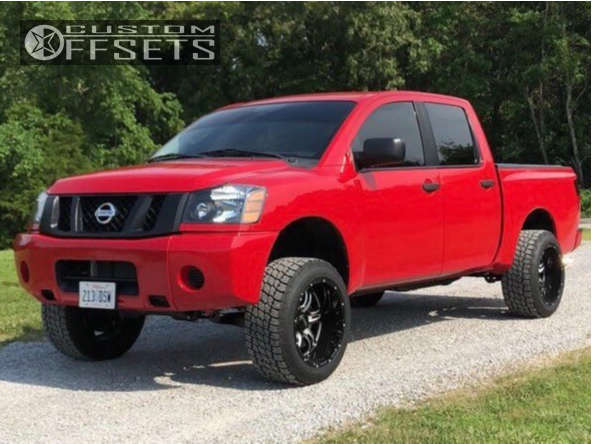2011 Nissan Titan with 20x12 -44 Ultra Predator and 275/55R20 Nitto ...