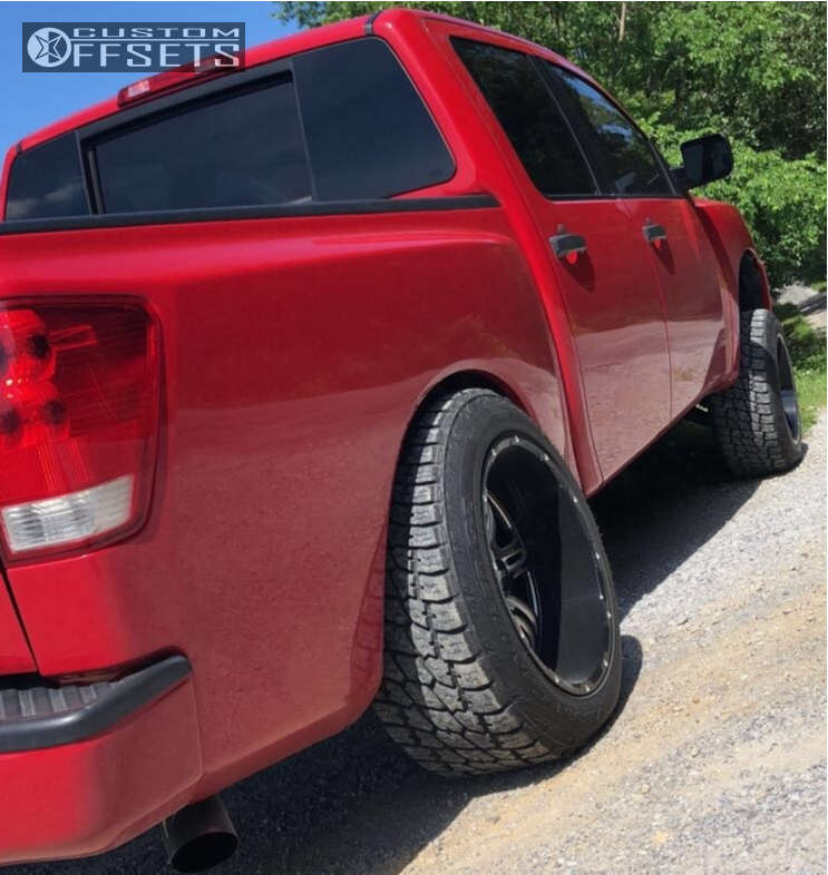 2011 Nissan Titan with 20x12 -44 Ultra Predator and 275/55R20 Nitto ...