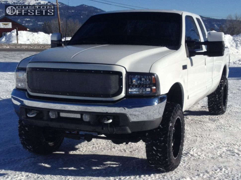 2001 Ford F-250 Super Duty with 20x10 -24 Fuel Lethal and 35/12.5R20 ...