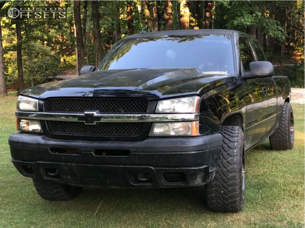 2003 Chevrolet Silverado 1500 with 20x12 -44 Xtreme Mudder Xm-322 and ...