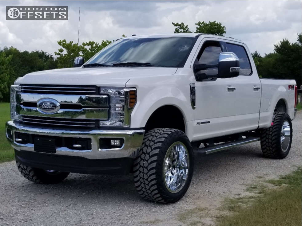 2018 Ford F-250 Super Duty with 22x12 -44 RBP 73r and 325/50R22 AMP MUD ...