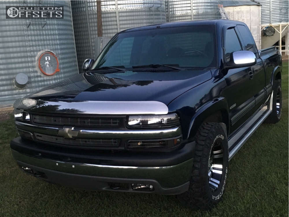 2002 Chevrolet Silverado 1500 with 17x9 -6 Pro Comp Series 01 and 285 ...