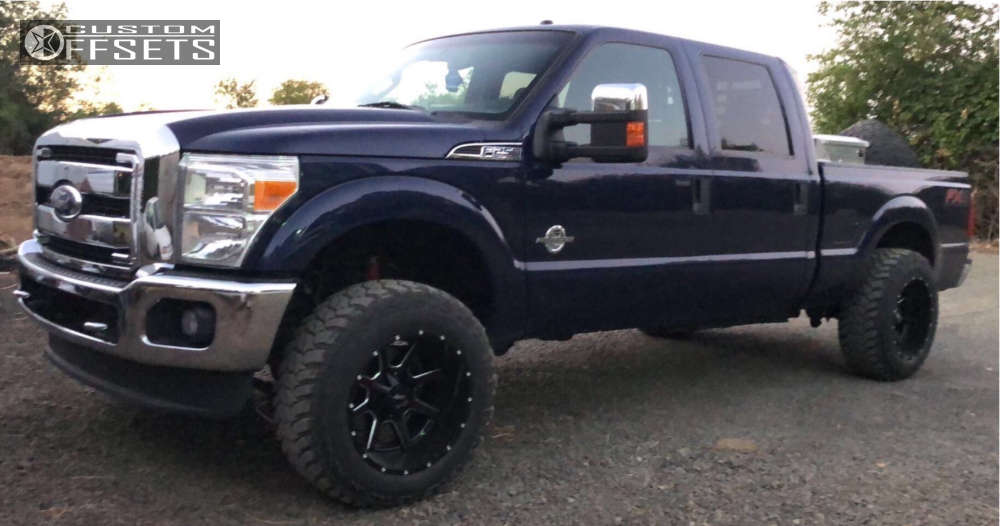 2012 Ford F-250 Super Duty with 20x12 -44 DPS Offroad W869 and 35/12 ...