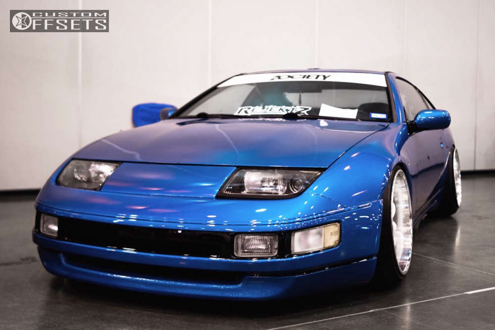 1990 Nissan 300ZX Wheel Offset Flush Coilovers | 428336 | Custom Offsets