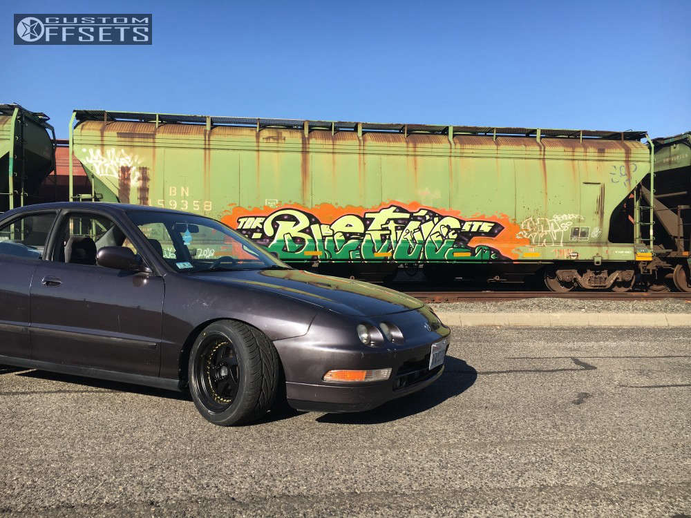 1995 Acura Integra with 15x8 25 AVID1 AV19 and 205/50R15 Nitto Neo Gen ...