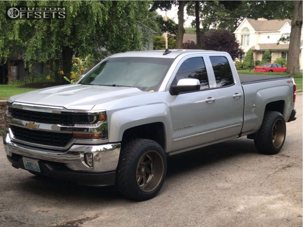 2018 Chevrolet Silverado 1500 with 20x12 -44 Brute Reaper and 305/50R20 ...