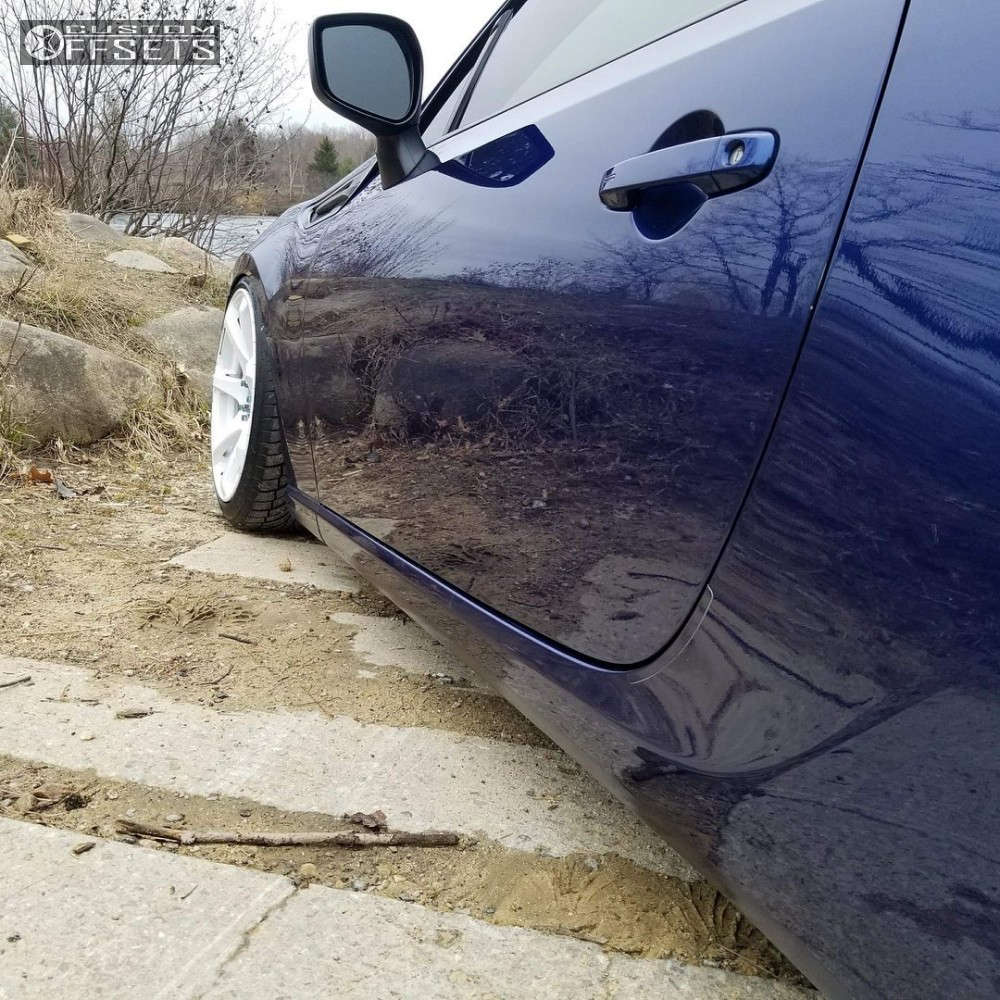 2013 Subaru BRZ with 18x9 25 Cosmis Racing Mr7 and 225/40R18 Riken ...