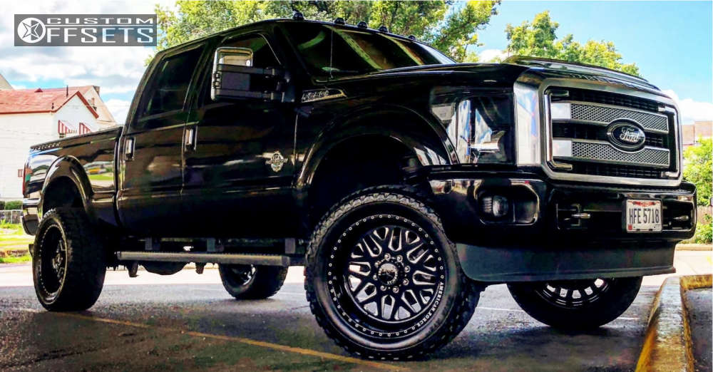 2014 Ford F-250 Super Duty with 22x10 -24 American Force Vibe Sf and ...