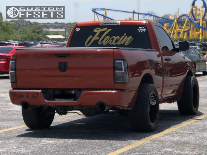 2013 Ram 1500 with 20x10 -24 DFD 388 and 305/50R20 Nitto NT420V and ...