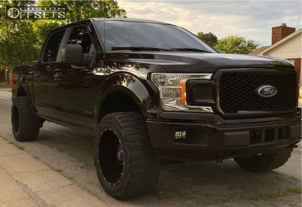 2018 Ford F-150 with 20x12 -44 TIS 535B and 33/12.5R20 Nitto Mud ...