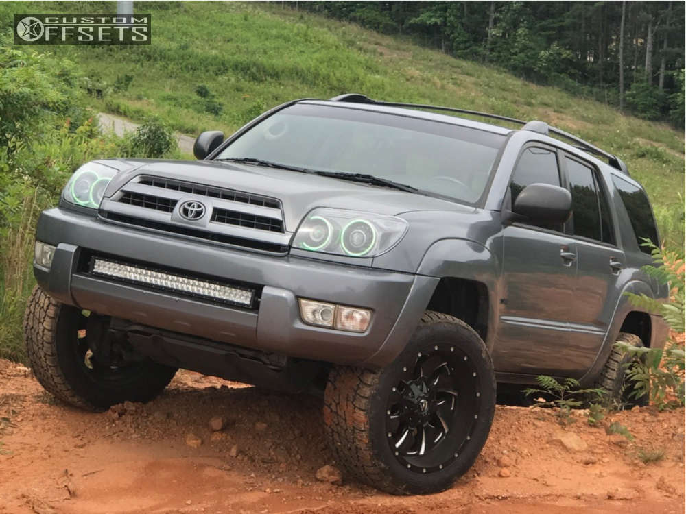 2005 Toyota 4Runner with 20x10 -18 Fuel Cleaver and 275/55R20 Nitto ...