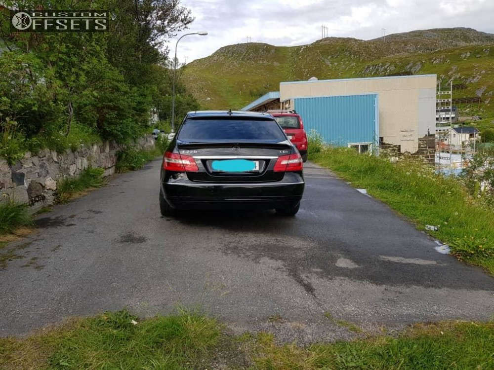 2011 Mercedes-Benz E250 with 20x8.5 35 Japan Racing Jr11 and 235/35R20 ...