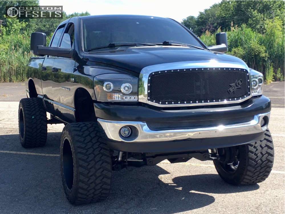 2007 Dodge Ram 1500 with 22x14 -76 Red Dirt Road Dirt and 375/45R22 ...