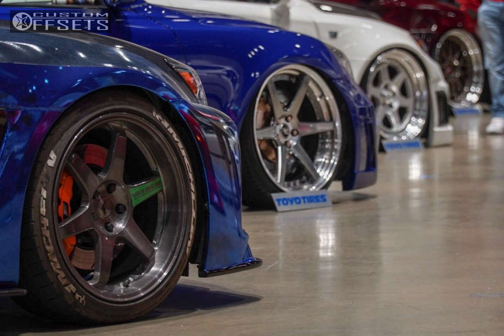 2004 Lexus SC430 with 20x9.5 25 Work Zeast St1 and 225/45R20 Toyo Tires ...