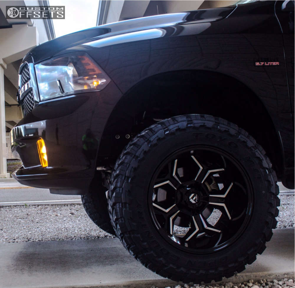 2016 Ram 1500 with 20x12 -44 Fuel Avenger and 35/12.5R20 Toyo Tires ...