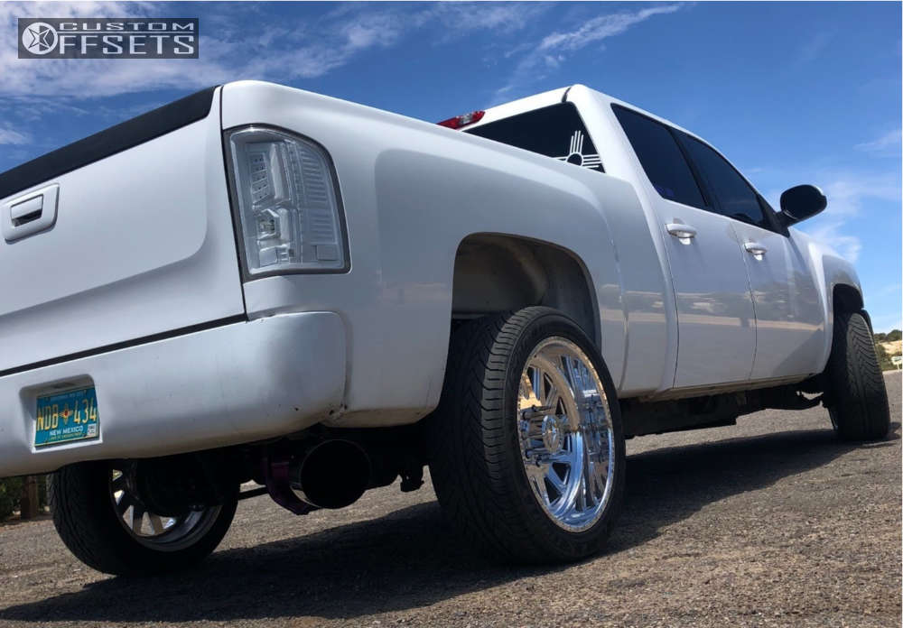 2009 Chevrolet Silverado 2500 HD with 22x10 -25 American Force Aka Ss ...