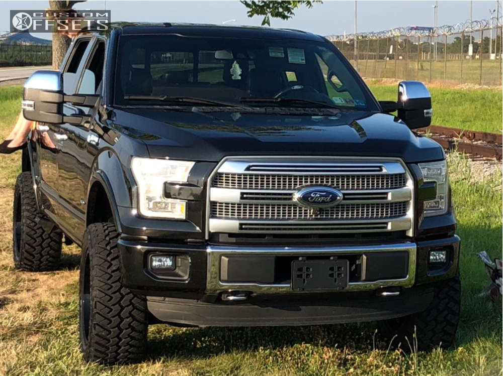 2015 Ford F-150 with 20x10 -18 Fuel Sledge and 33/12.5R20 Nitto Trail ...