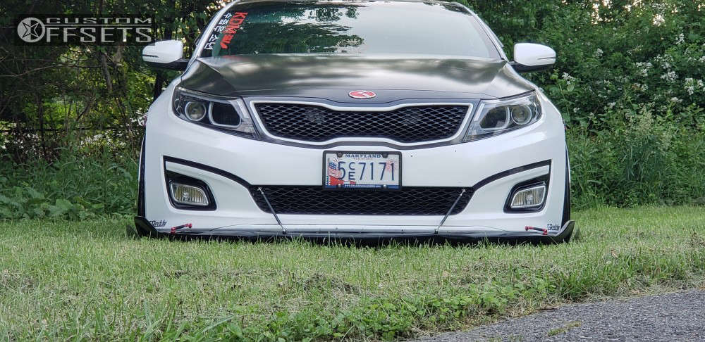 2015 Kia Optima with 19x9.5 22 ESR Sr01 and 215/35R19 Achilles Atr ...