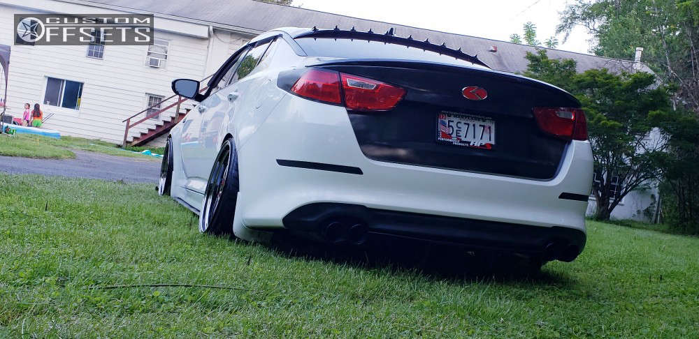 2015 Kia Optima with 19x9.5 22 ESR Sr01 and 215/35R19 Achilles Atr ...