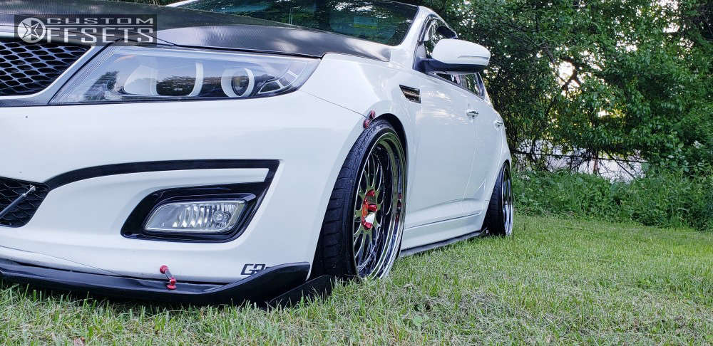 2015 Kia Optima with 19x9.5 22 ESR Sr01 and 215/35R19 Achilles Atr ...