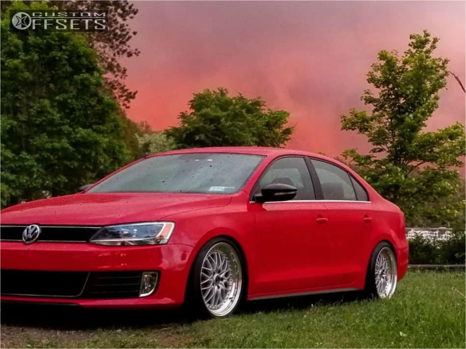 2014 Volkswagen Jetta with 18x8 41 Kerscher Cs and 205/40R18 Nitto Neo ...