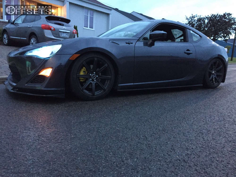 2013 Scion FR-S with 17x7.5 40 RTX Compass and 215/40R17 Michelin Pilot ...
