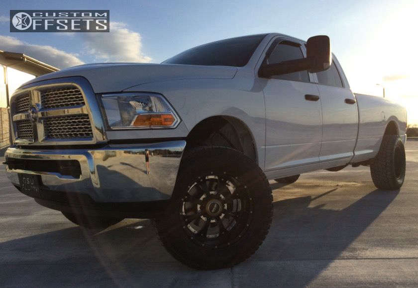 2012 Ram 2500 with 20x10 -19 BMF Novakane and 325/60R20 Nitto Terra ...