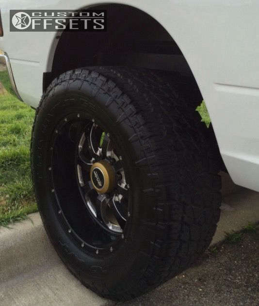 2012 Ram 2500 with 20x10 -19 BMF Novakane and 325/60R20 Nitto Terra ...