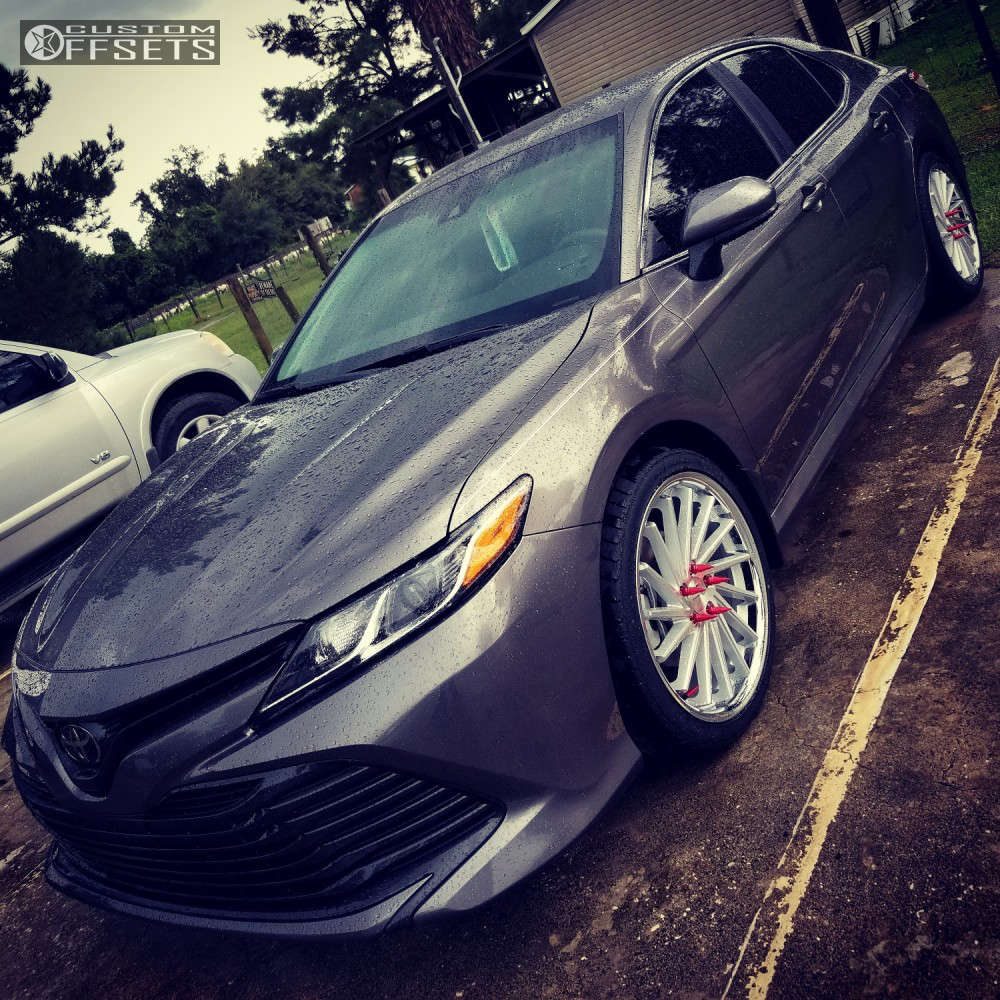 2018 Toyota Camry with 20x8.5 35 Giovanna Spira Ff and 245/35R20 Ohtsu ...