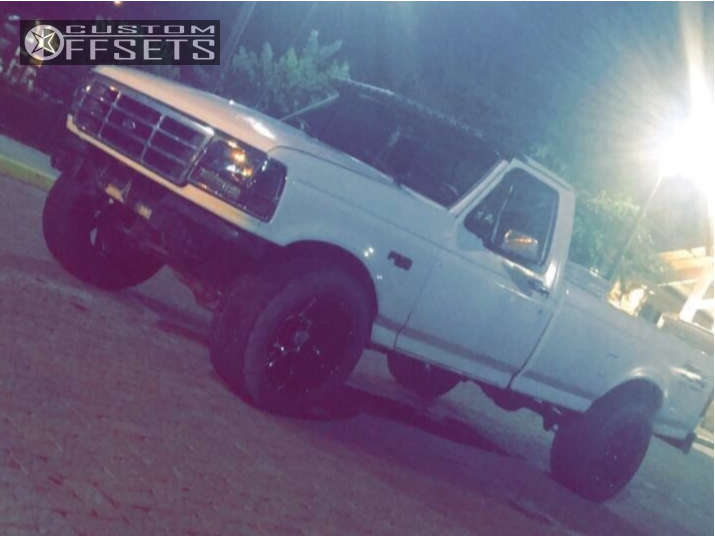 1992 Ford F-150 with 20x12 -51 Vision Prowler and 33/12.5R20 Toyo Tires ...