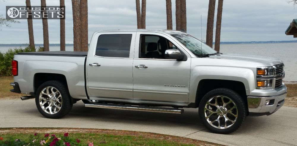2015 Chevrolet Silverado 1500 with 22x9 27 OE Performance 150 and 305 ...