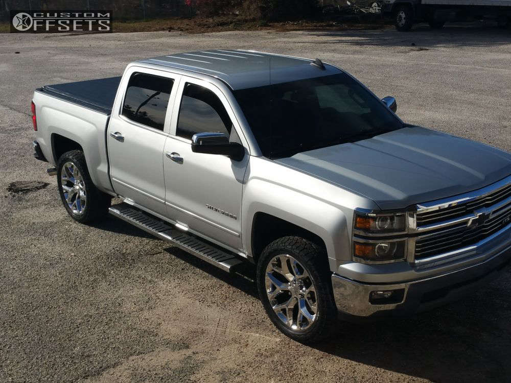 2015 Chevrolet Silverado 1500 with 22x9 27 OE Performance 150 and 305 ...