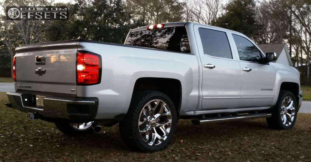 2015 Chevrolet Silverado 1500 with 22x9 27 OE Performance 150 and 305 ...