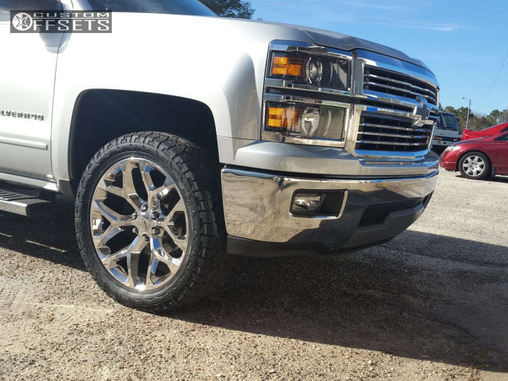 2015 Chevrolet Silverado 1500 with 22x9 27 OE Performance 150 and 305 ...