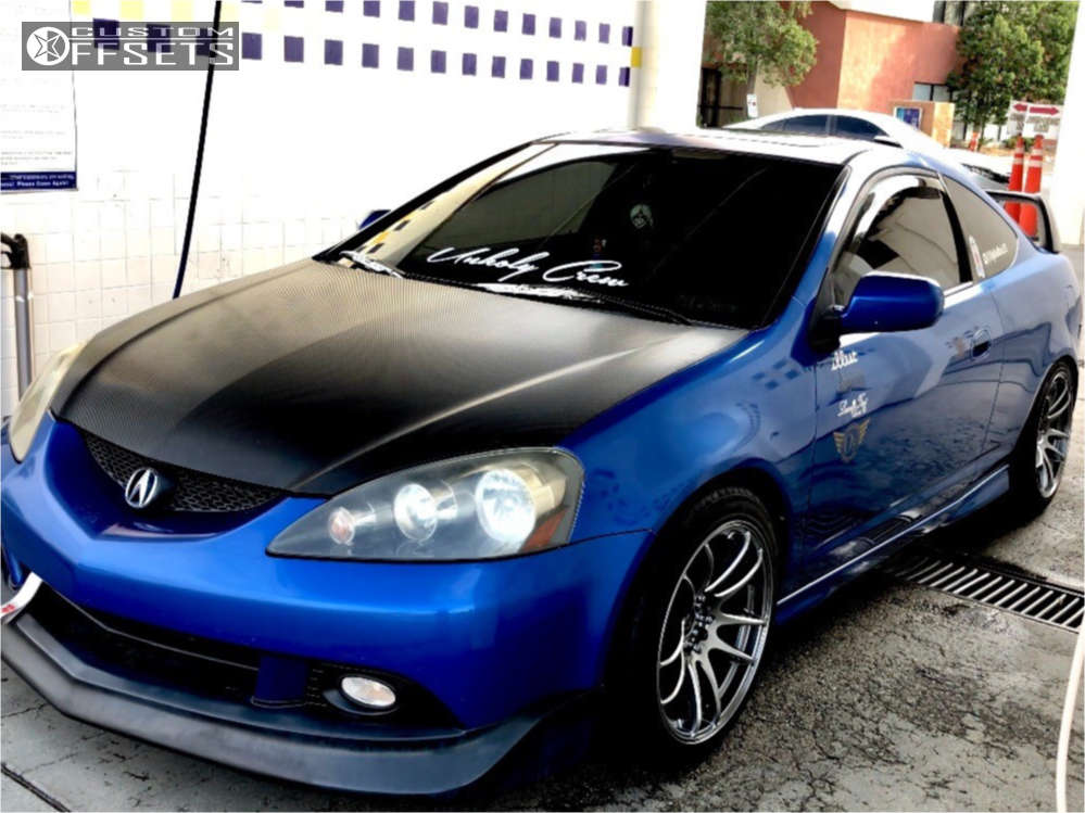 2005 Acura RSX with 17x9 30 JNC Jnc030 and 225/35R17 Leao Lion Sport ...