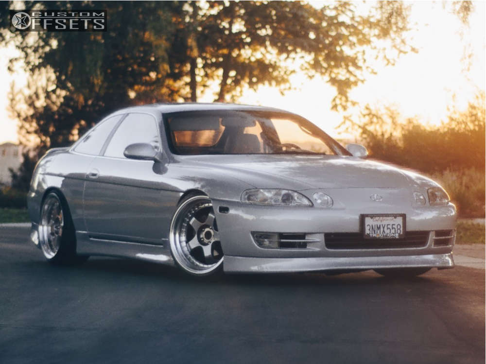 1995 Lexus SC300 with 19x10.5 22 ESR Sr06 and 235/35R19 Lionhart Lh ...