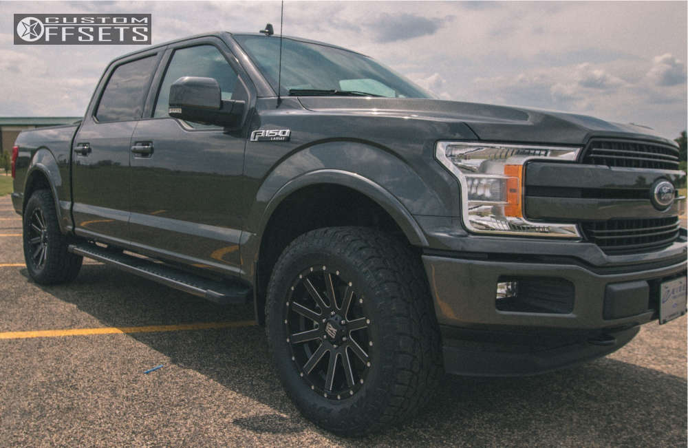 2018 Ford F-150 with 20x9 18 XD Heist and 295/60R20 Toyo Tires Open Country A/T III and Leveling ...