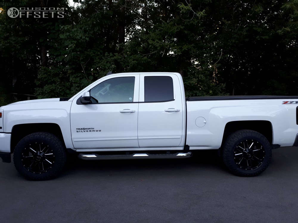 2016 Chevrolet Silverado 1500 with 20x9 Alloy Ion Style 141 and 275 ...