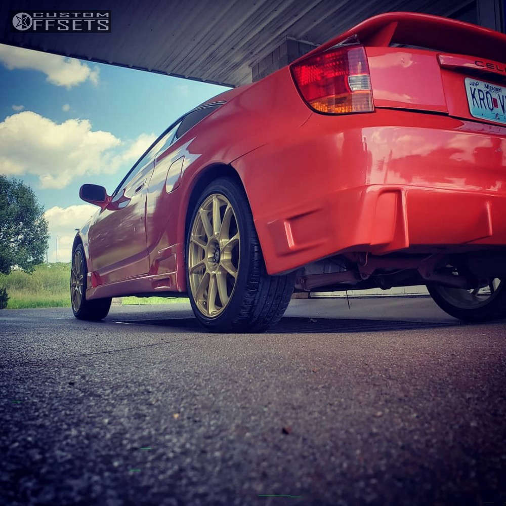 2000 Toyota Celica with 18x8 40 Konig Control and 215/45R18 Nexen Aria ...