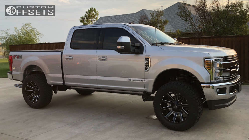 2018 Ford F-250 Super Duty with 22x10 -18 Fuel Contra and 37/12.5R22 ...