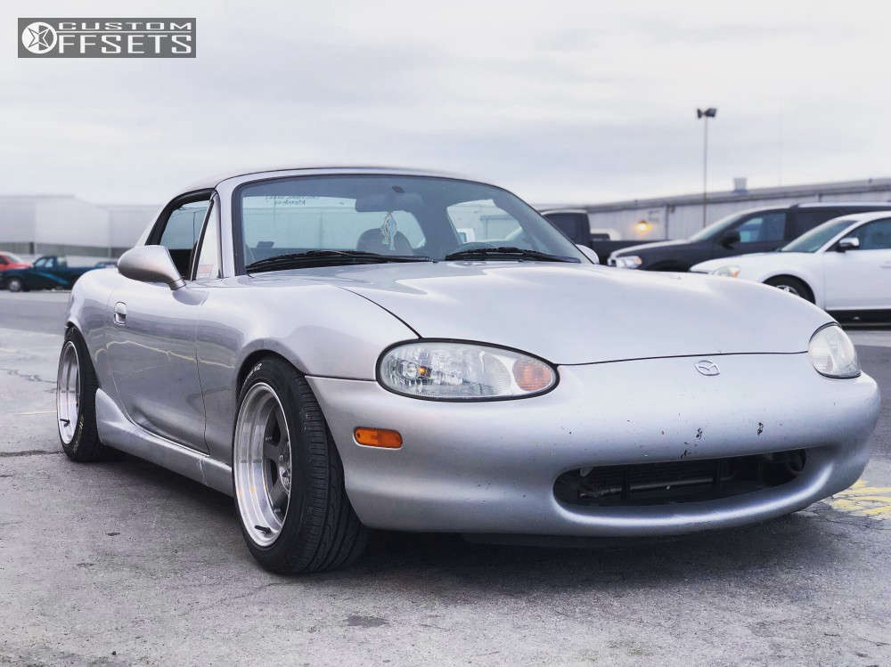 1999 Mazda MX-5 Miata with 15x8 0 MST Time Attack and 195/50R15 Hankook ...