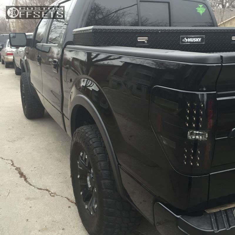 2012 Ford F-150 with 18x9 0 Dropstars 642B and 325/65R18 Nitto Terra ...